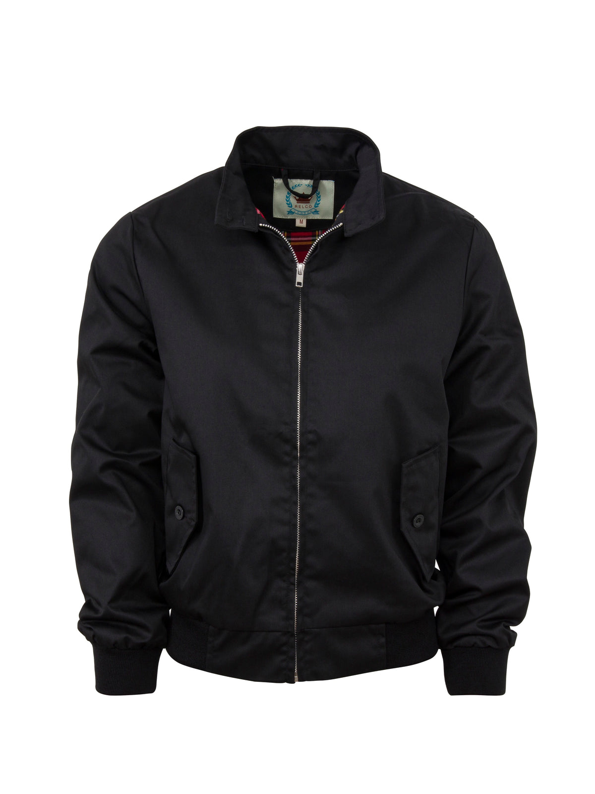 Ladies Harrington Jacket - Black– Relco London
