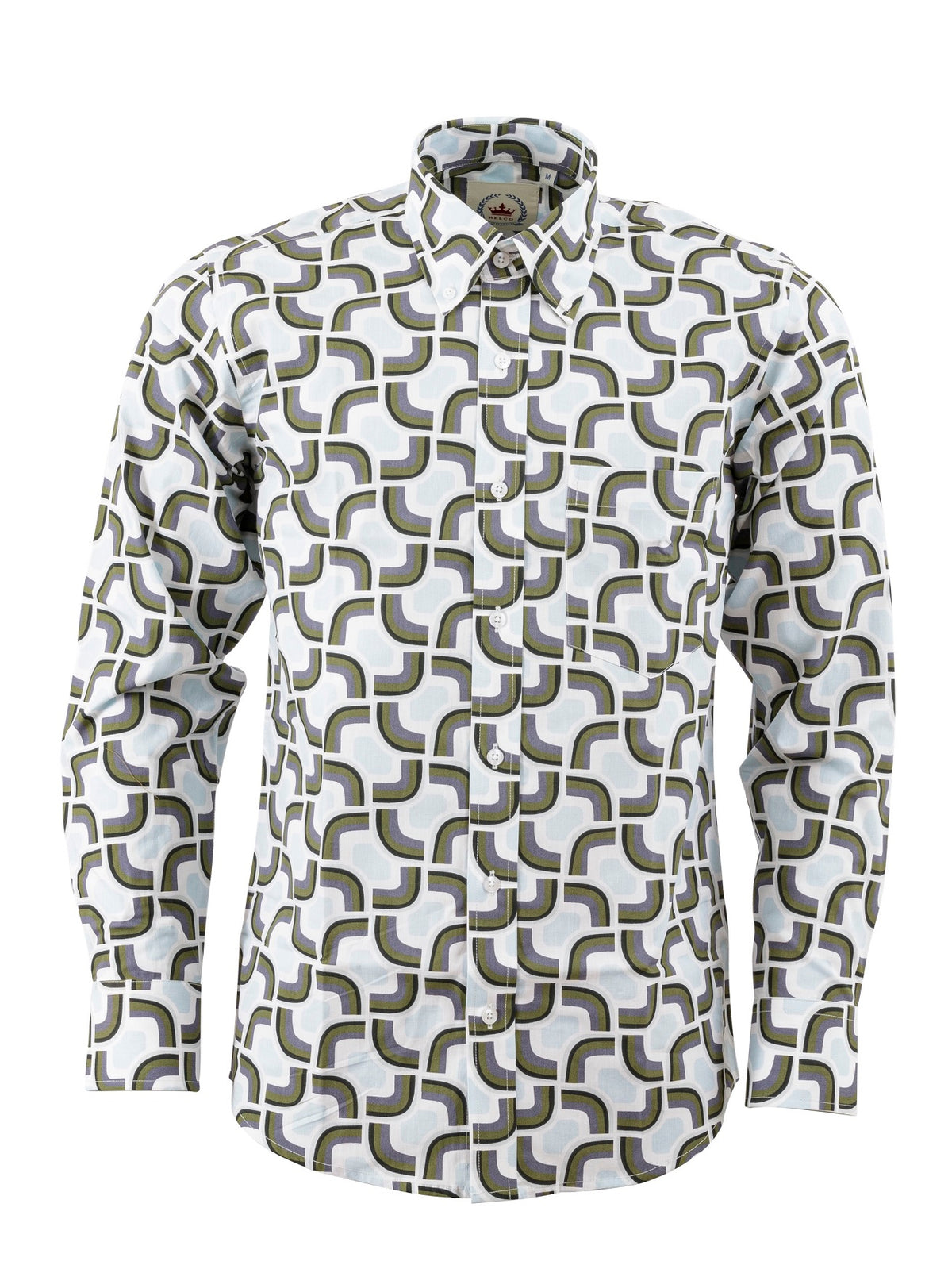 Men's Retro pattern shirt - LR-4– Relco London