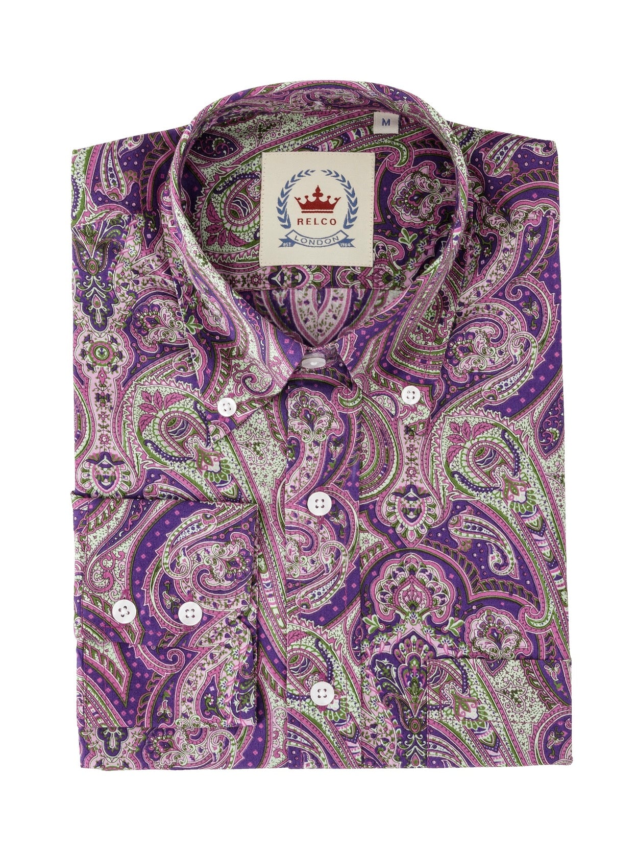 Men's Vintage Paisley Shirts | Relco London