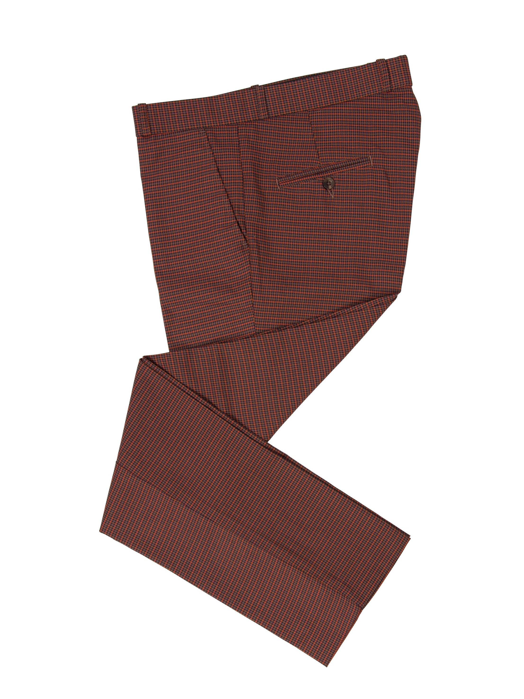 Men's Brown check trouser– Relco London