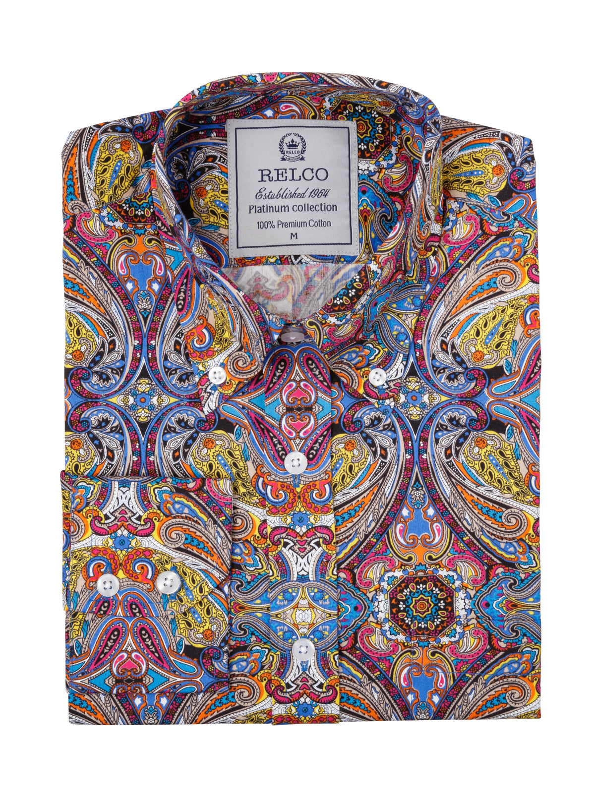 Men's Vintage Paisley Shirts | Relco London