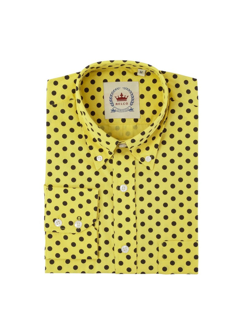 Men's Polka-Dot Shirts | Relco London