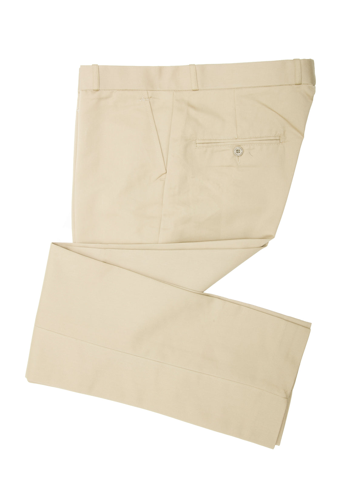 Mens Khaki Sta Prest Trousers | Vintage Trousers | Relco London