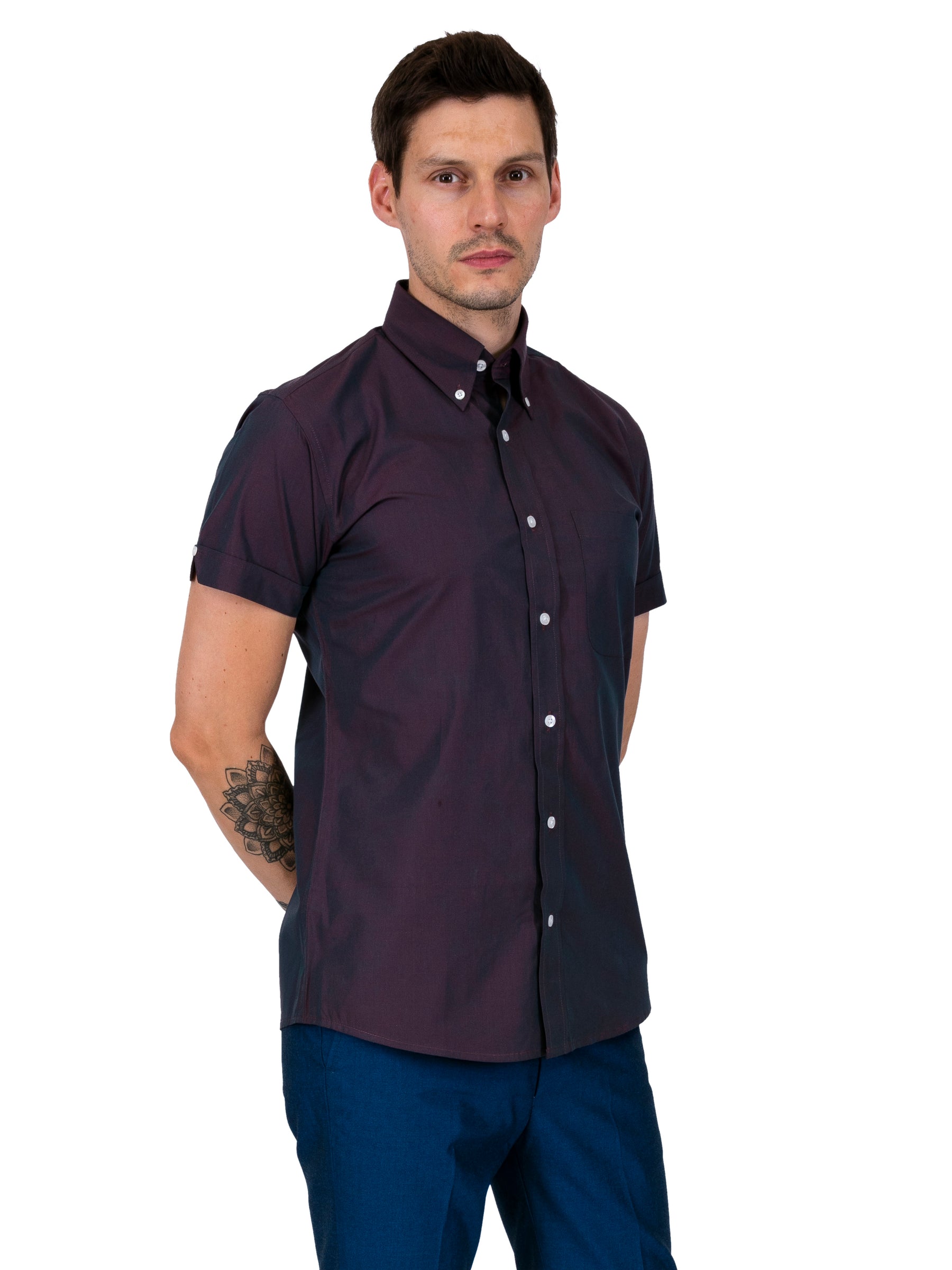 Men's Short Sleeve Shirts | Relco London