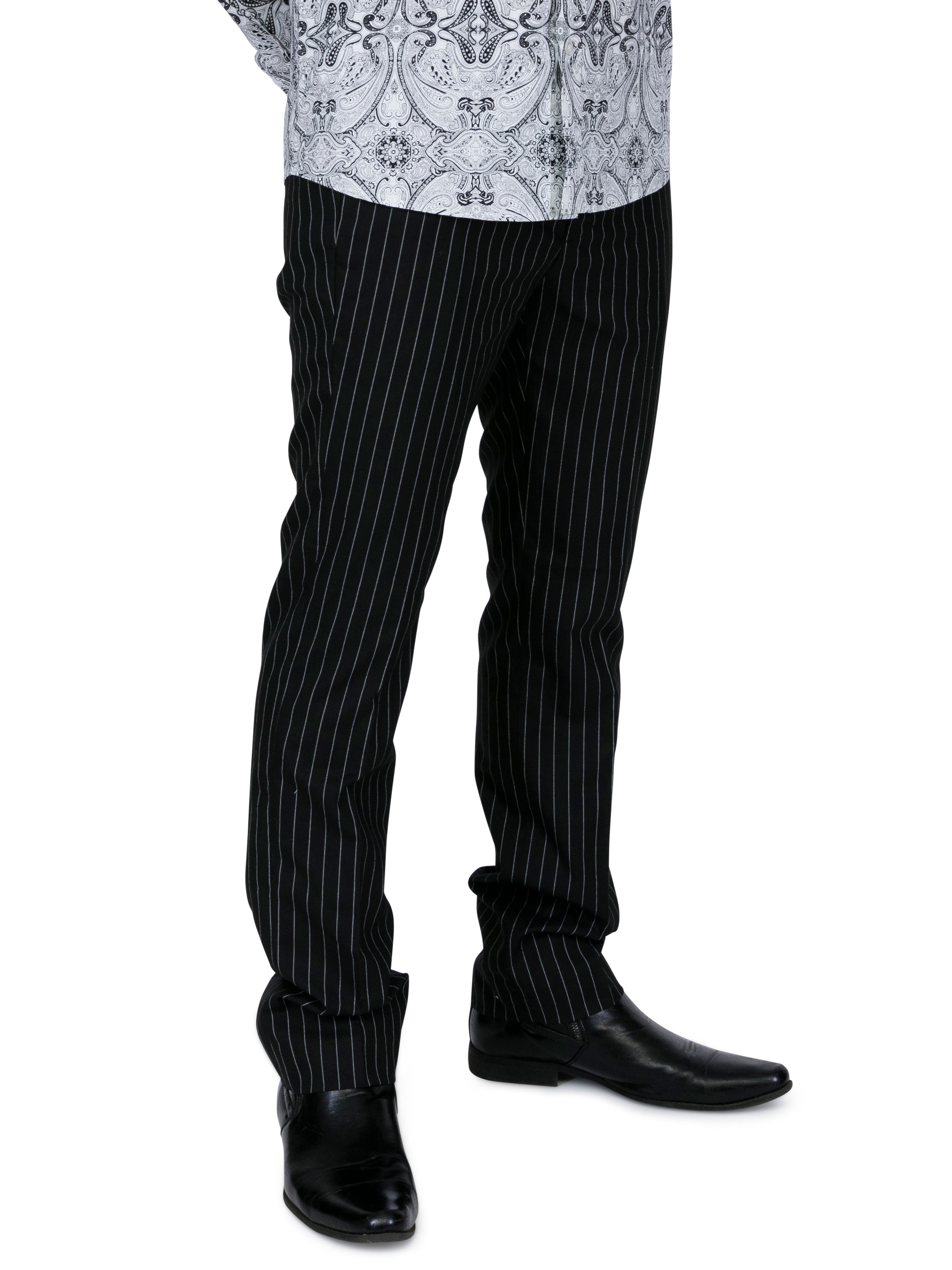 Mens Vintage Pinstripe Trousers | Relco London